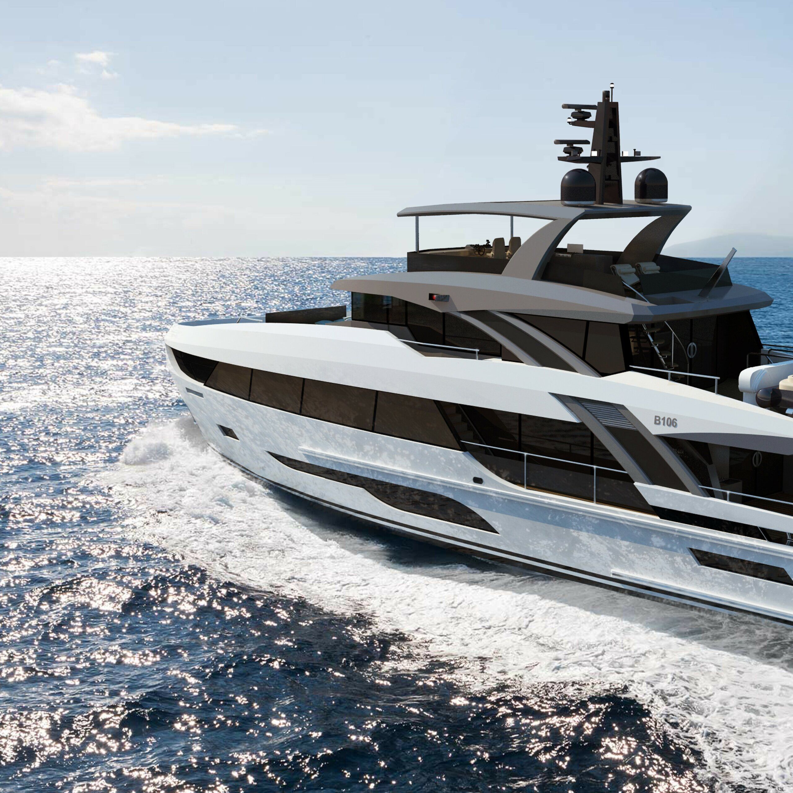 Bering Yachts turns the hull of the first B107 | Bering Yachts