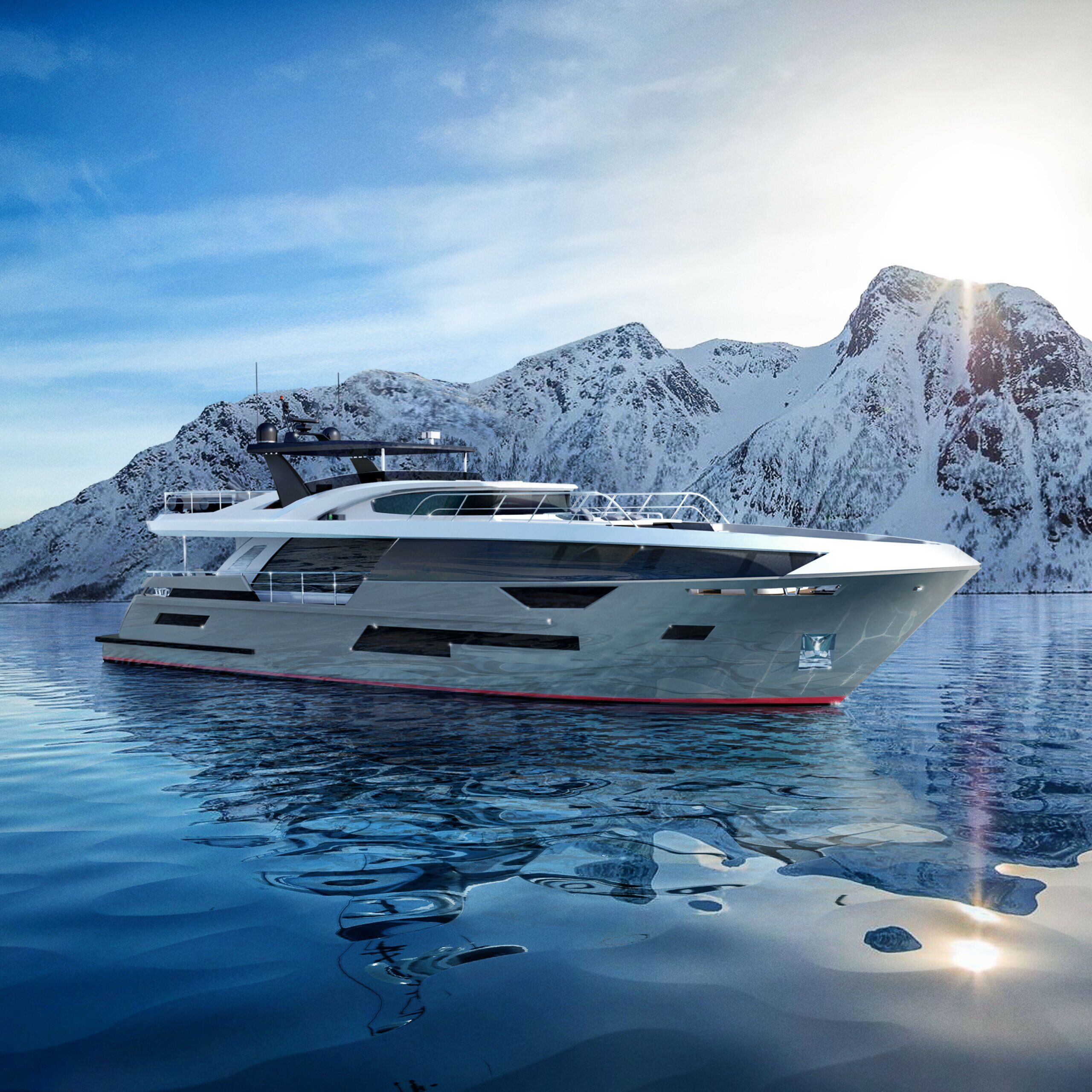 Bering 92 construction progress - Bering Yachts