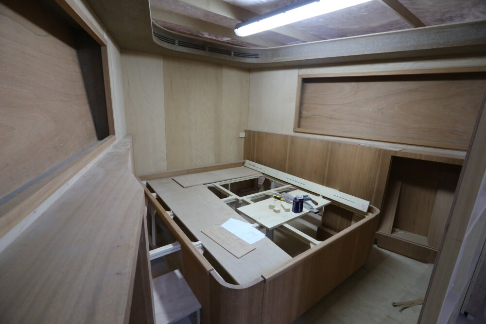 Bering 70 under construction | Bering Yachts