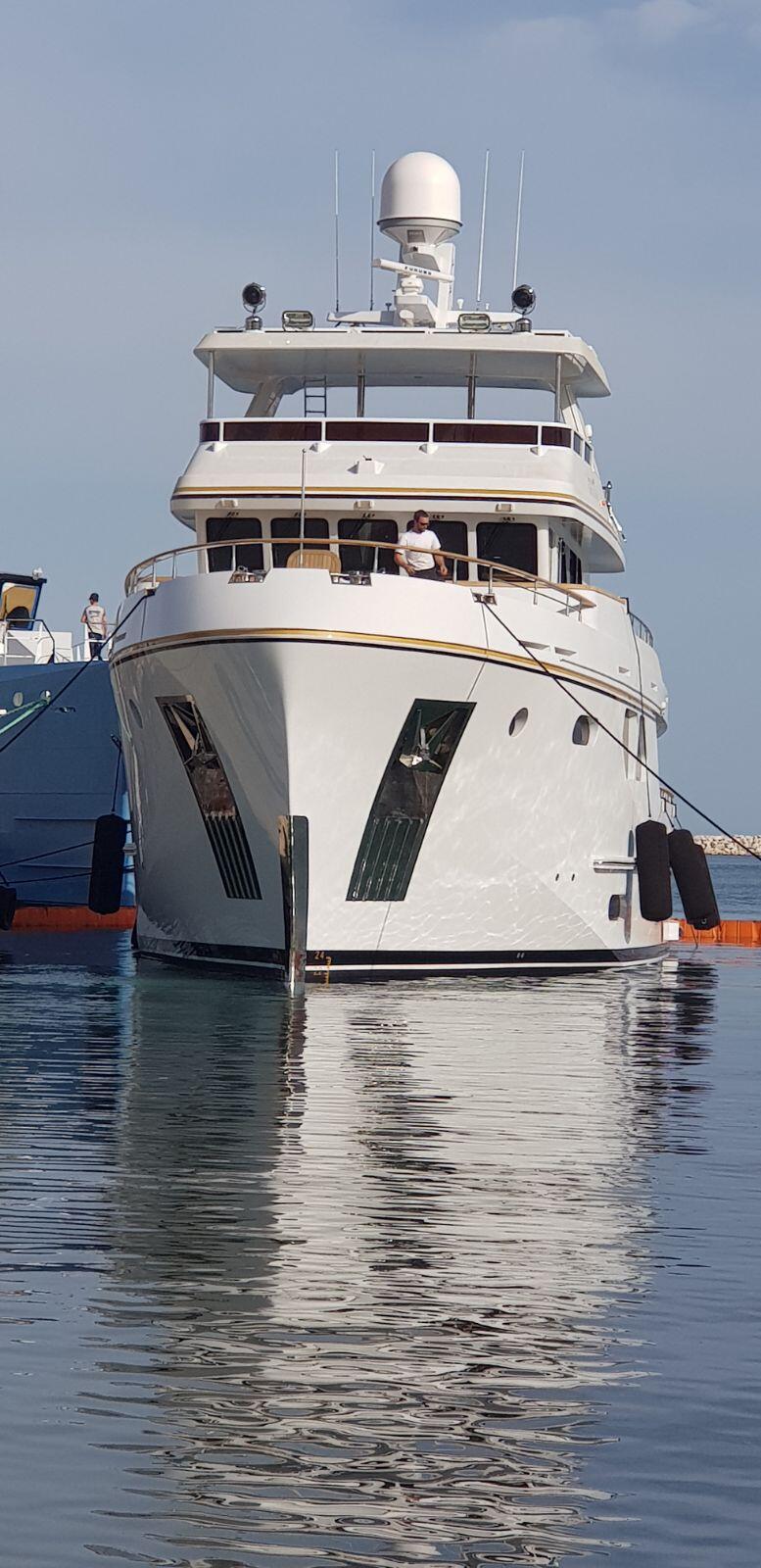 Bering 80 launch after refit | Bering 88 Explorer Yachts under 24 m