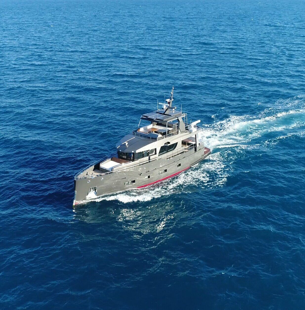 New Bering 70 on the water | Bering 78 Shallow Draft Explorer Yacht