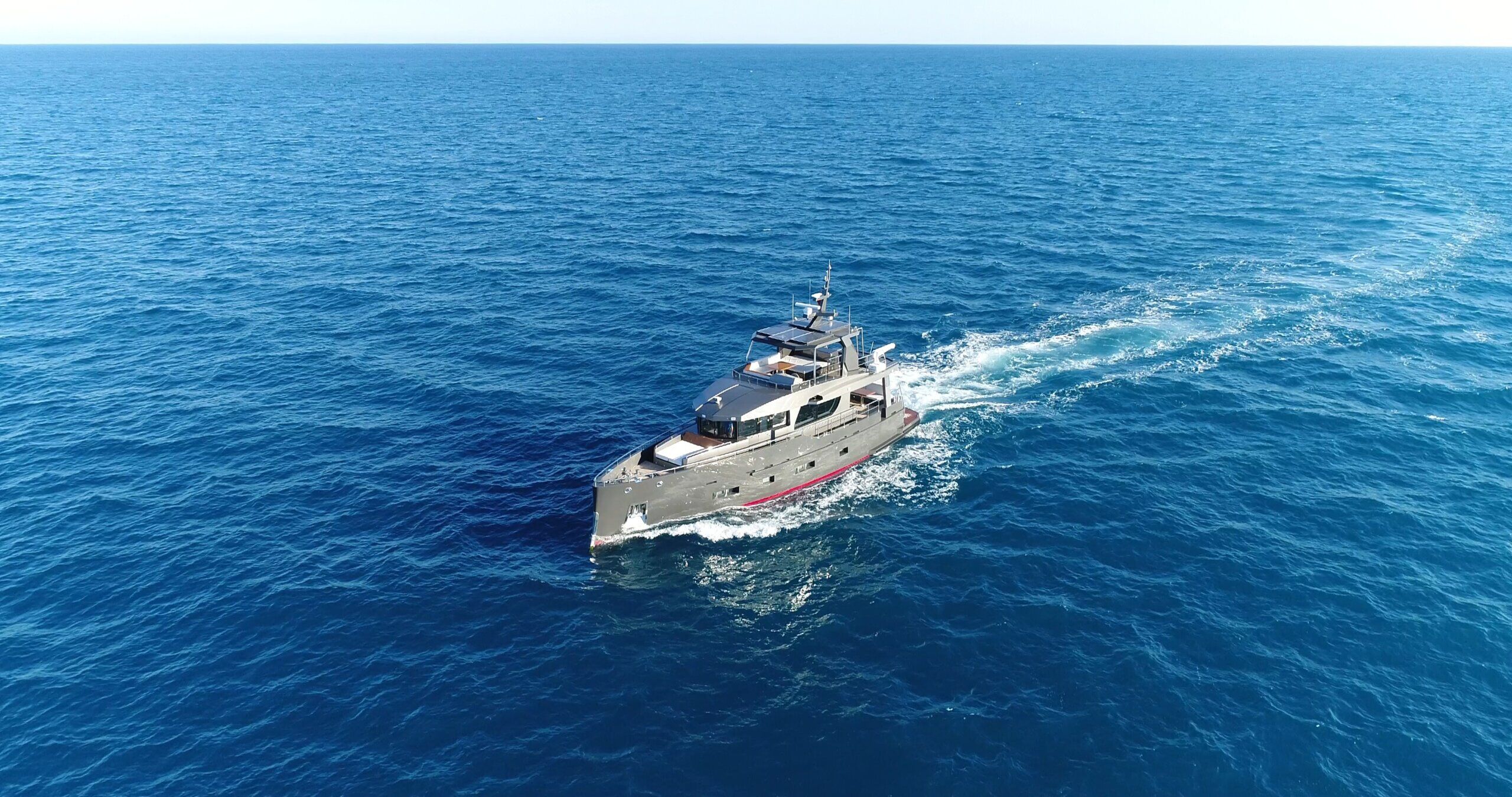 New stylish and modern Bering 70 on the water | Bering Yachts