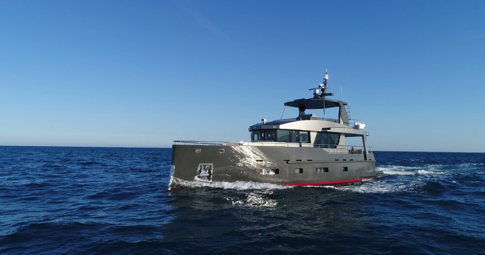 New Bering 70 on the water | Bering 78 Shallow Draft Explorer Yacht