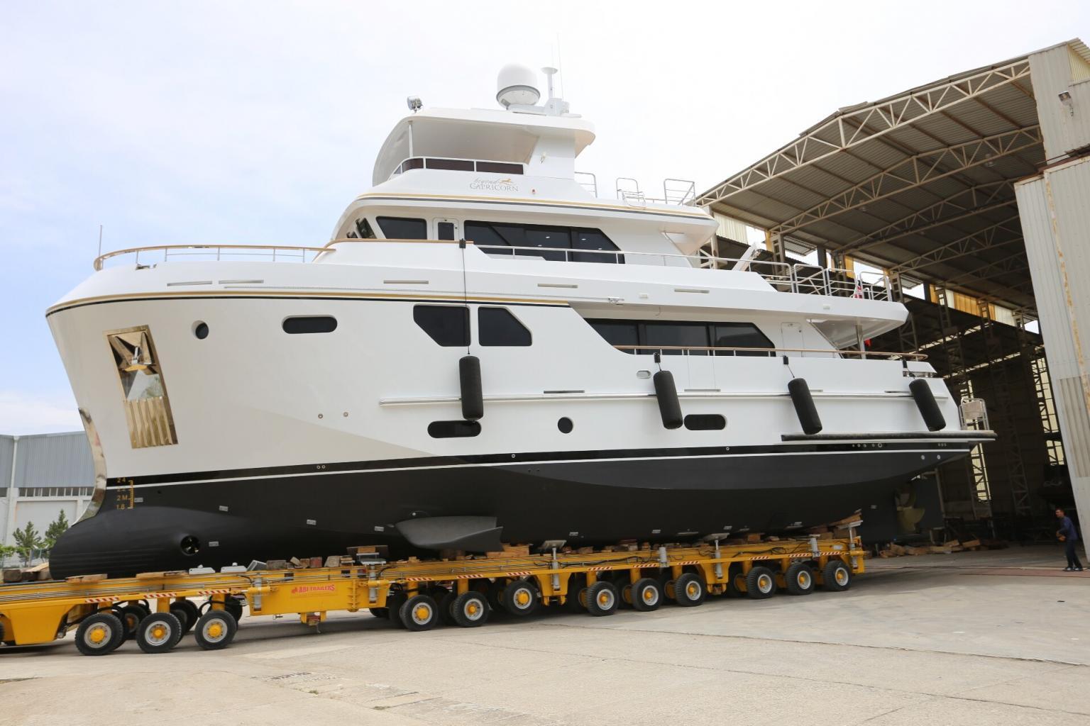 Bering 80 launch after refit | Bering 88 Explorer Yachts under 24 m