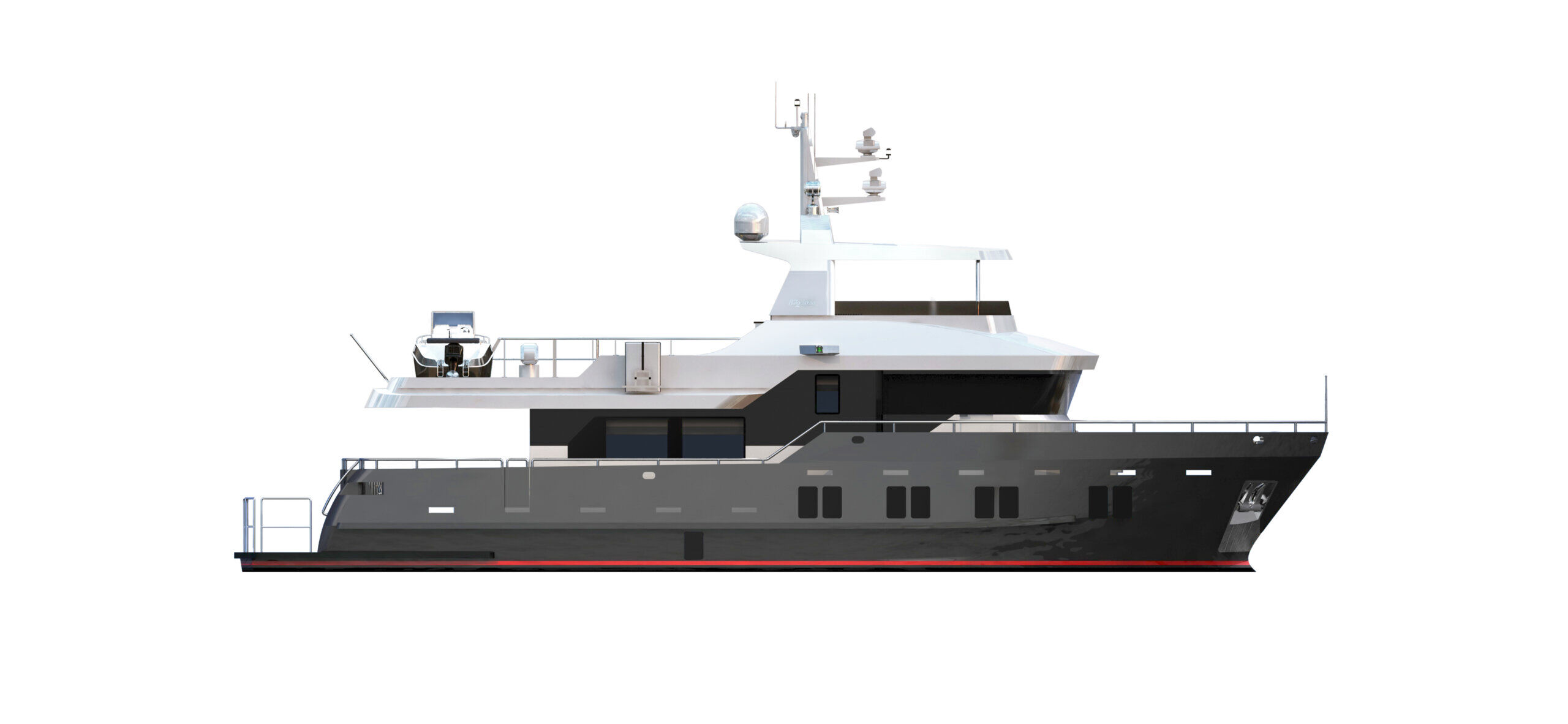 Under-24 meter steel Bering 72 Trawler Yacht | Bering Yachts
