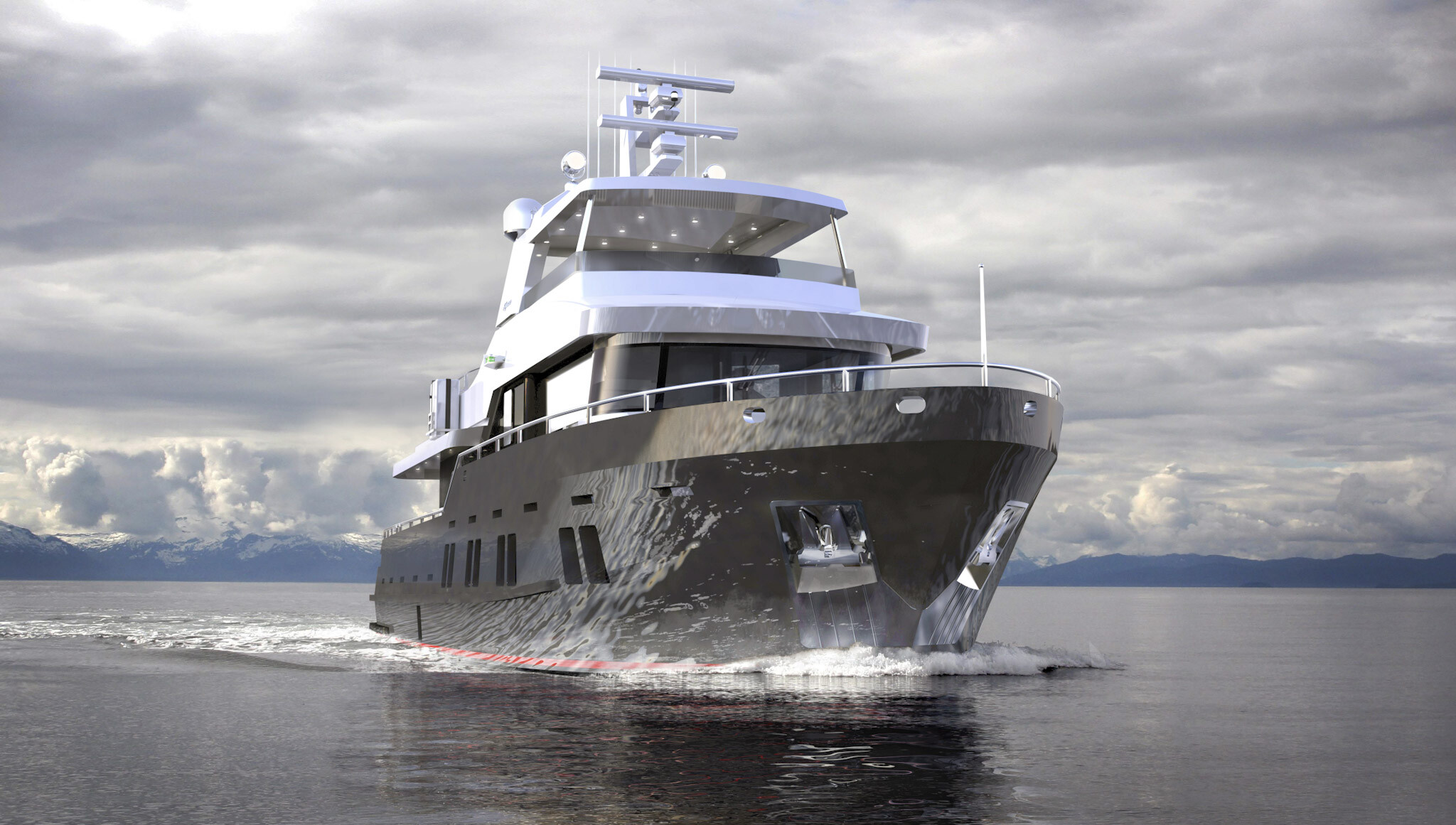 Under-24 meter steel Bering 72 Trawler Yacht | Bering Yachts