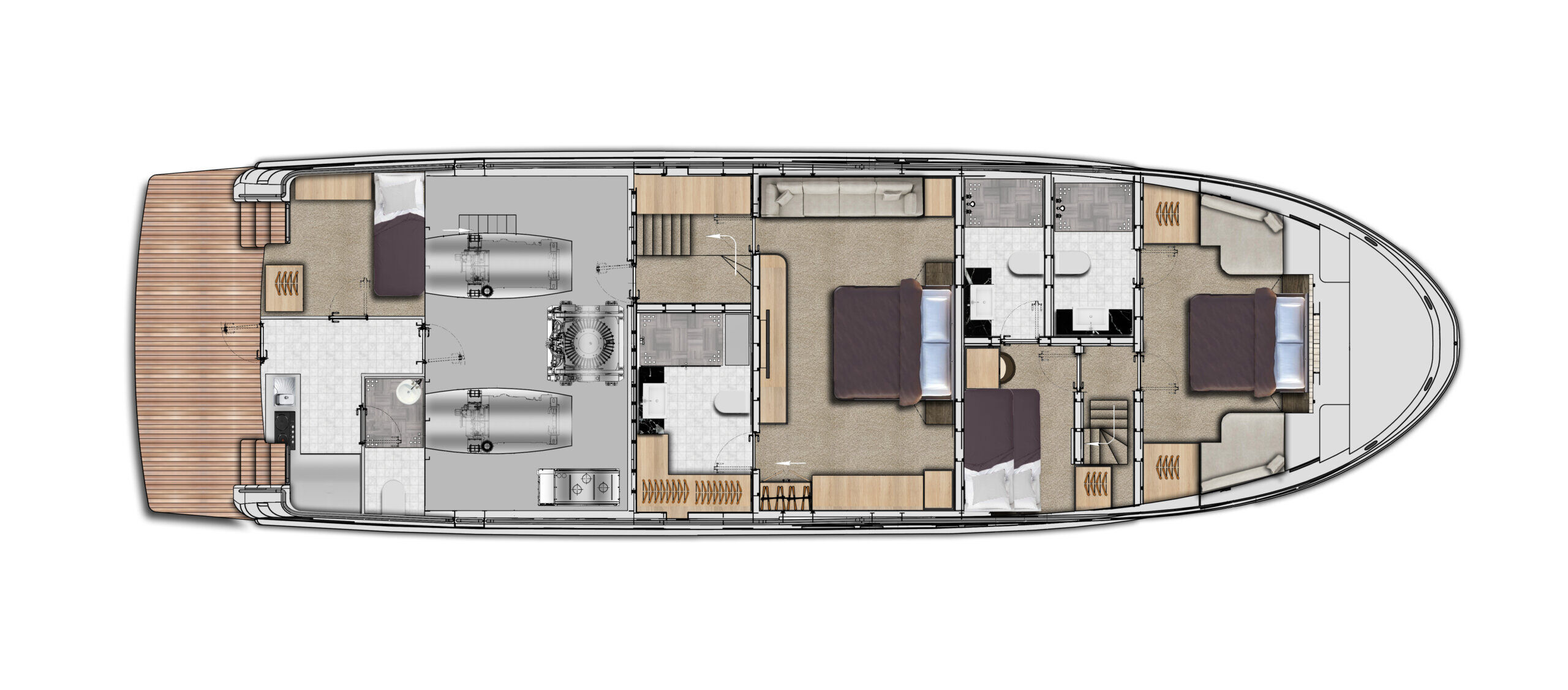 Under-24 meter steel Bering 72 Trawler Yacht | Bering Yachts