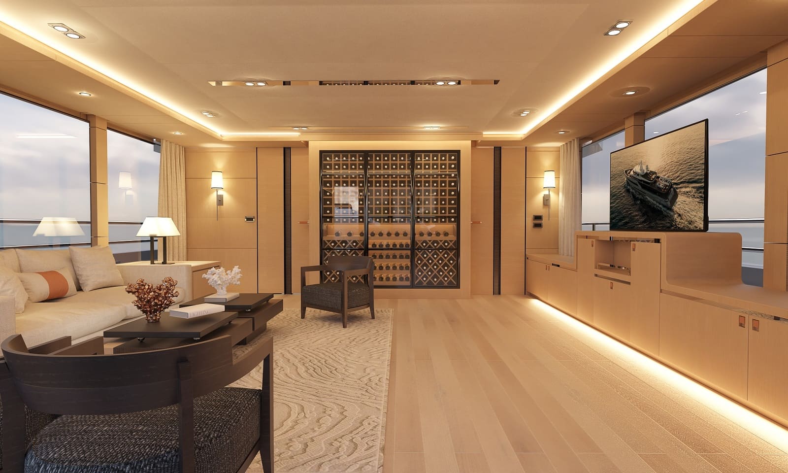 B145 hybrid steel full displacement superyacht | Bering Yachts