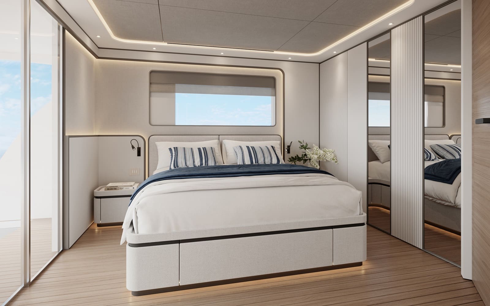 Bering 82 explorer trawler yacht In Build | Bering Yachts