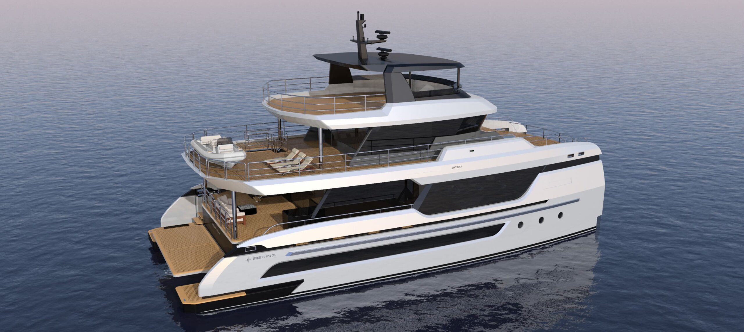 Bering Catamaran BC80 | Aluminium Expedition Long Range Catamaran